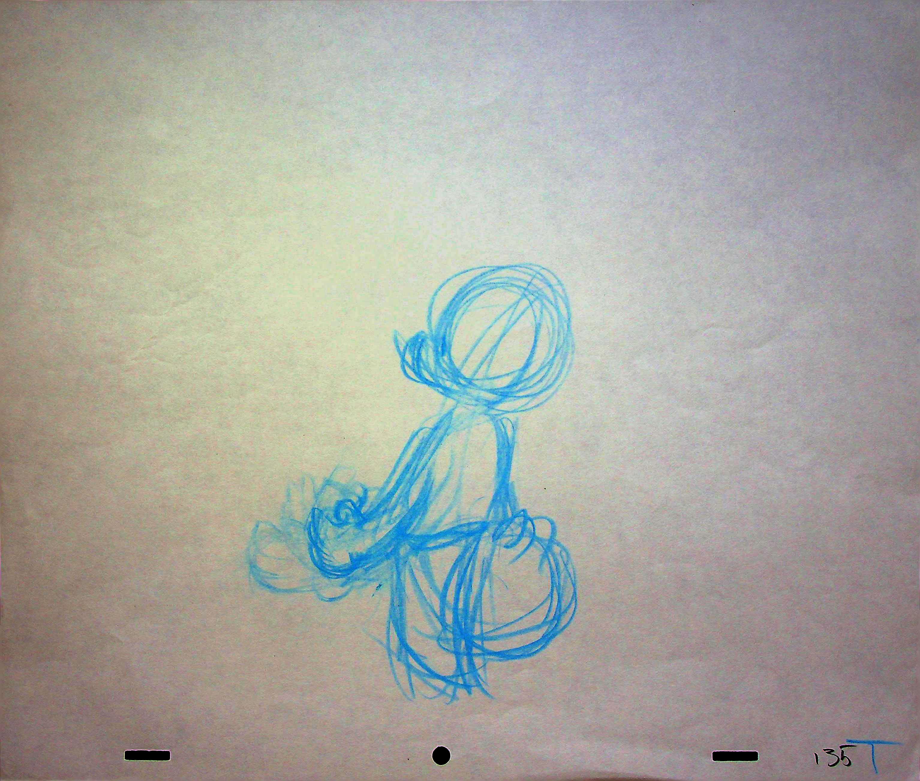 Donald Duck Production Hand Drawn Animation Pencil - Vintage Disney ...